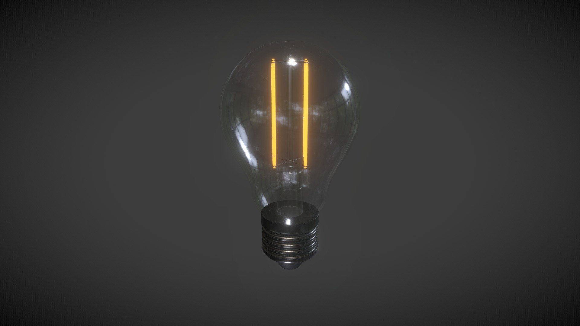 Edison Light Bulb - 3D model by Ryan Koh (@RyanKoh) [6a6047a] - Sketchfab