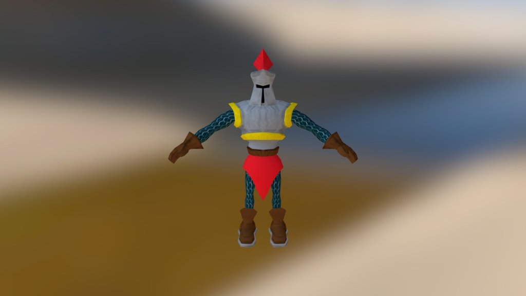 Knight HandPainted - 3D model by magichobo666 [6a60540] - Sketchfab