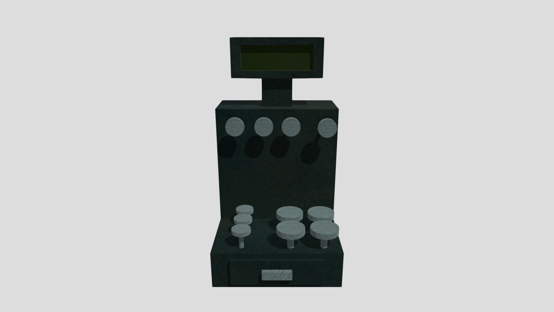 KK Cash Register - 3D model by dannysweeney [6a6088a] - Sketchfab