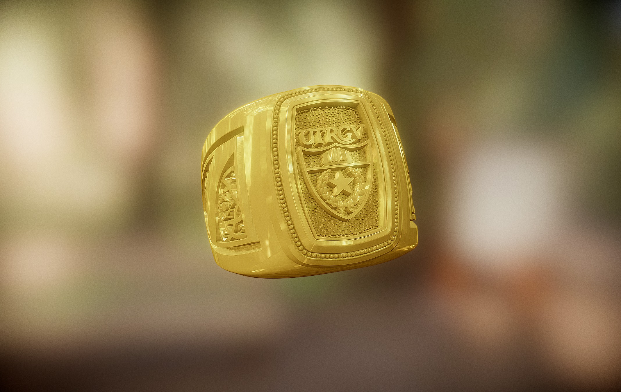 UTRGV Health Affairs Class Ring - 3D model by utrgv [6a61fab] - Sketchfab