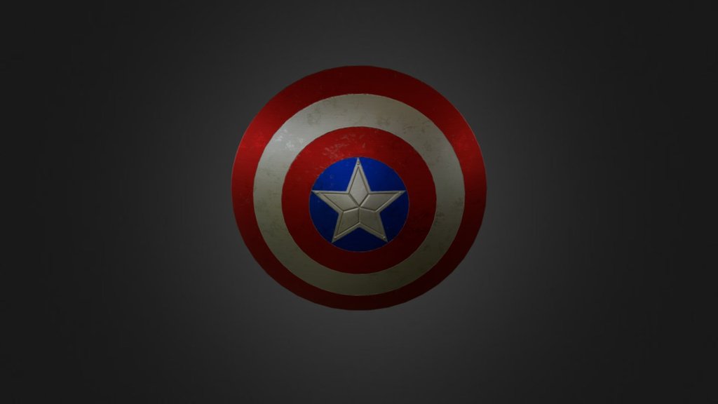 Cap Shield - 3D model by srrart [6a63036] - Sketchfab