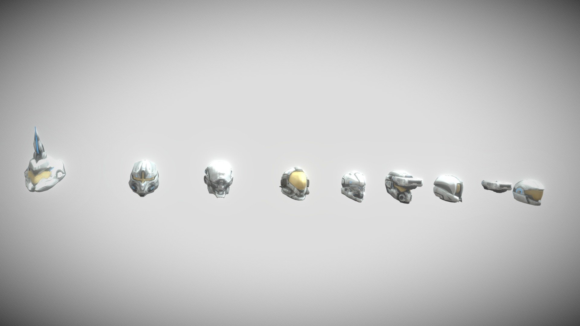 Halo Helmets - Download Free 3D model by photon (that one larry ...