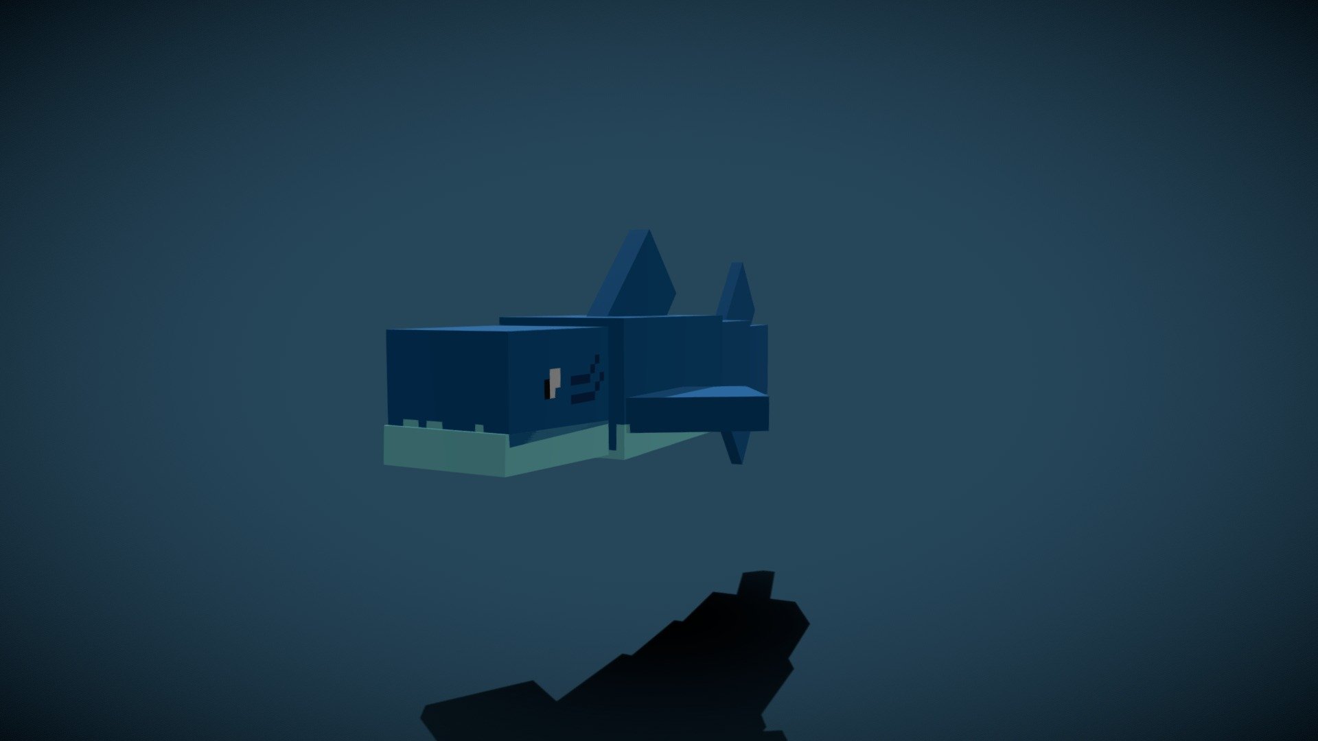 Minecraft -Shark - Download Free 3D model by Polymotion (@AAV_s_models ...