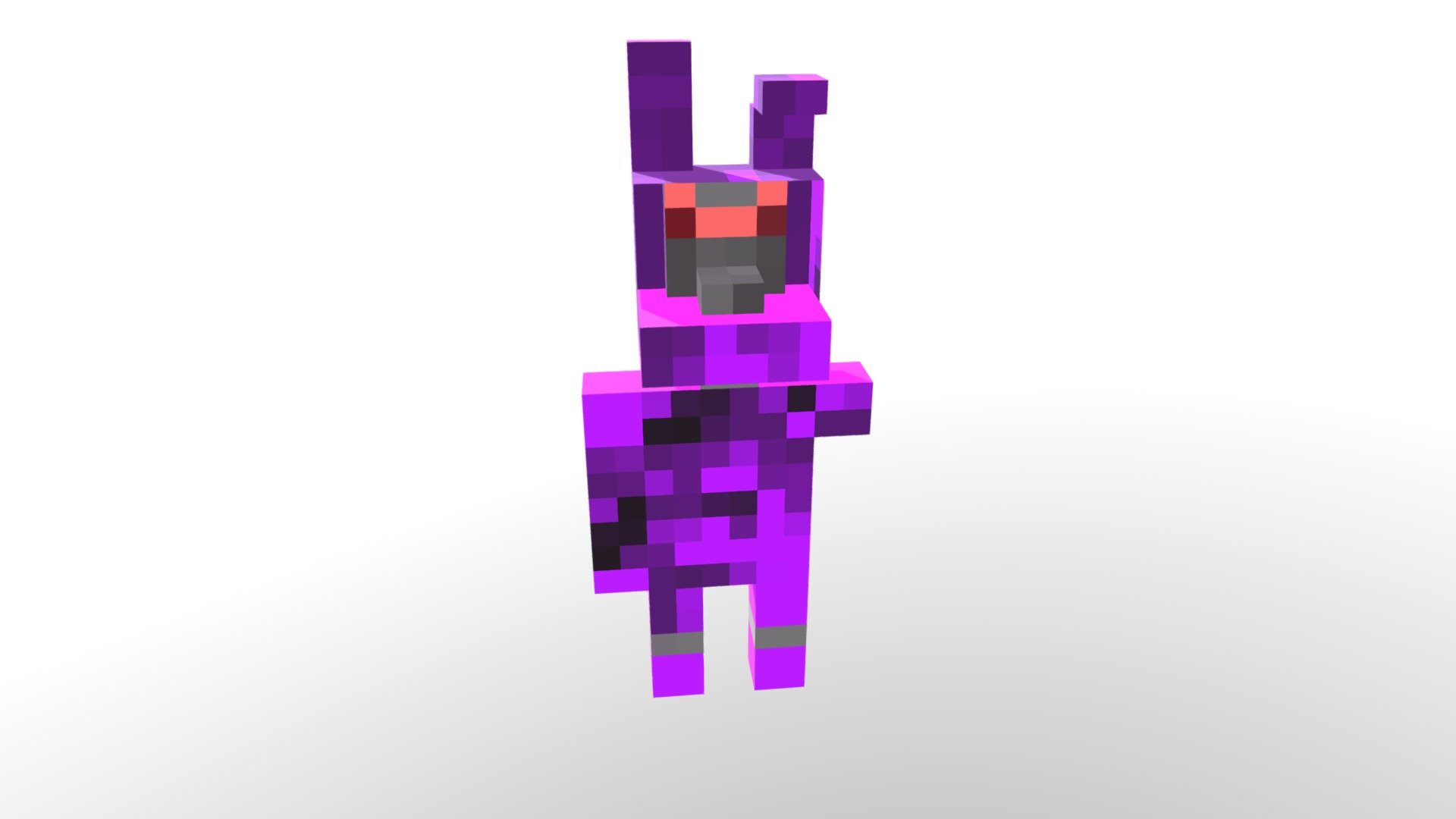 3D 8-bit withered Bonnie - 3D model by nplemons22 [6a657f6] - Sketchfab