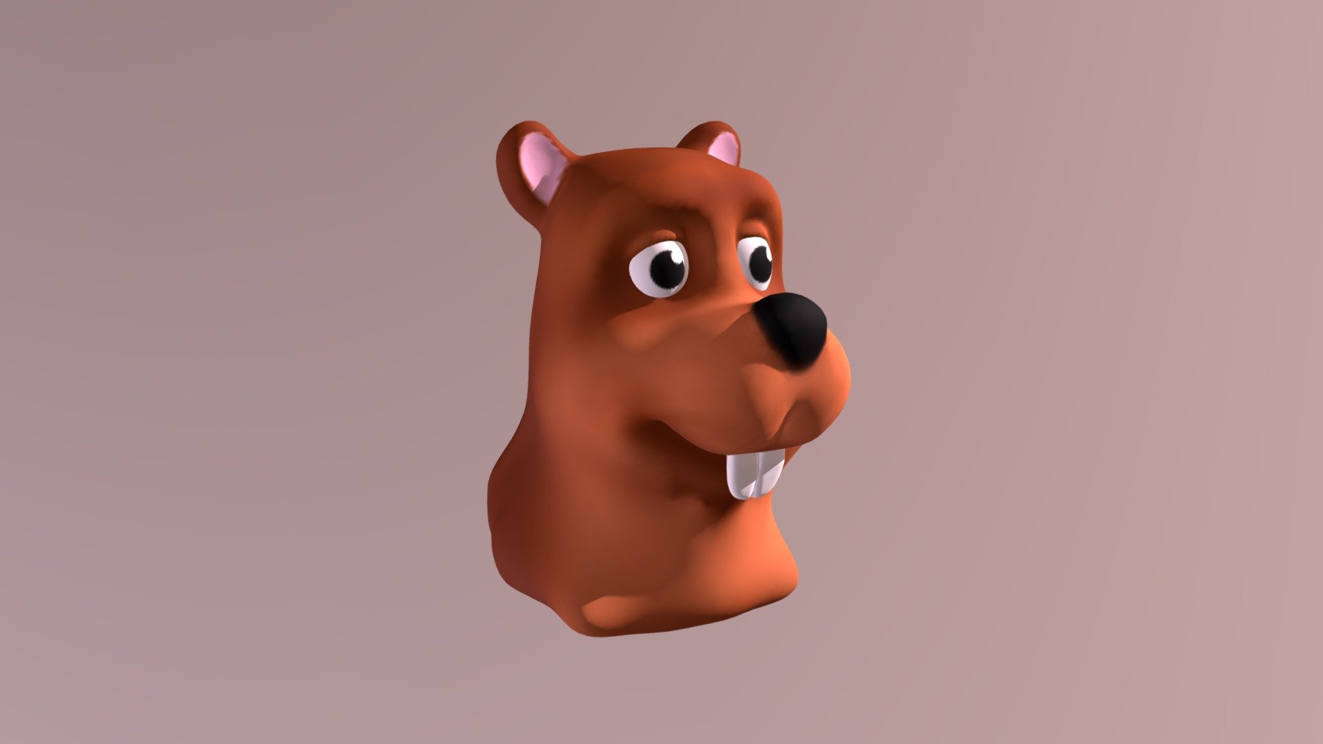 Cartoon Castor - 3D model by filiposbrito [6a663a7] - Sketchfab