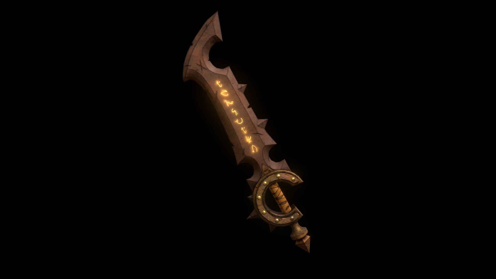 World of Warcraft Style Sword - Download Free 3D model by Mamad ...