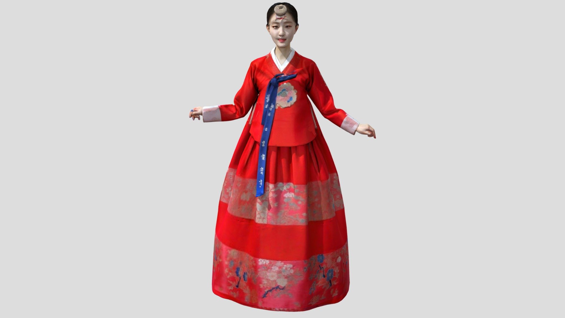 Korea – Hanbok - wedding dress - Download Free 3D model by Brian Trepanier (@CMBC) [6a69e78 ...