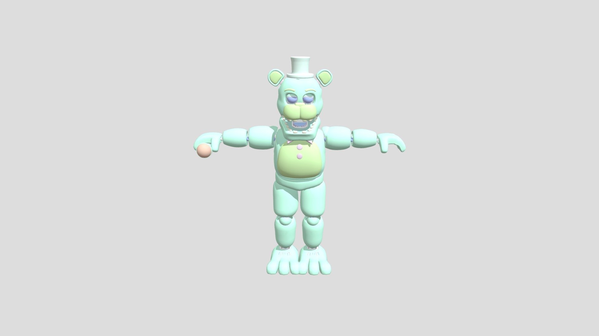 unwithered-freddy (1) - 3D model by springoboi (@plushtrapchaser ...