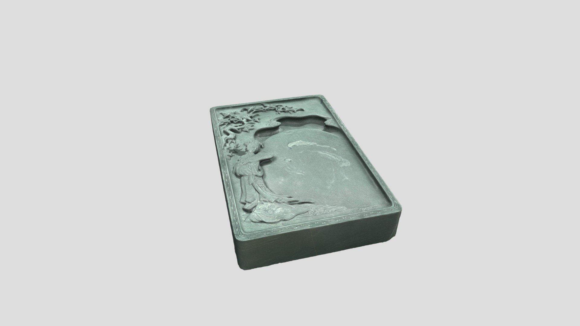 洮砚 - Tao Yan - Chinese Inkstone （Ink slab） - 3D model by virtualpin ...
