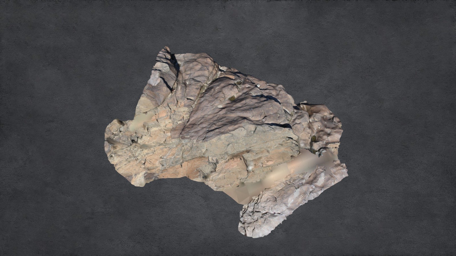 Rock Carving at Hodar Gah (Rock 35-02) - 3D model by cvlablums [6a6e6c7 ...