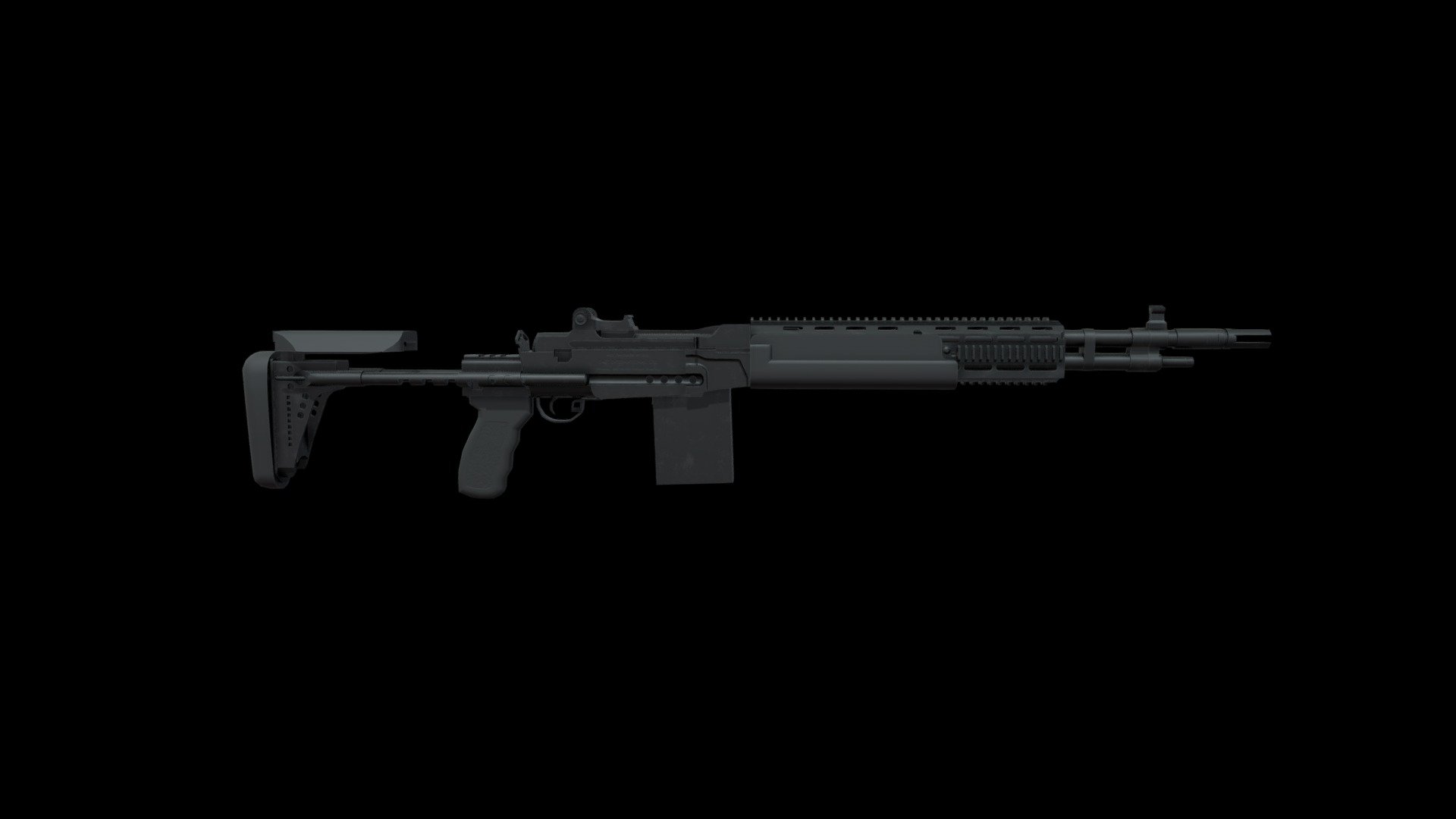 MK14 EBR - 3D model by AbdunSyafwanFikri [6a6eb28] - Sketchfab