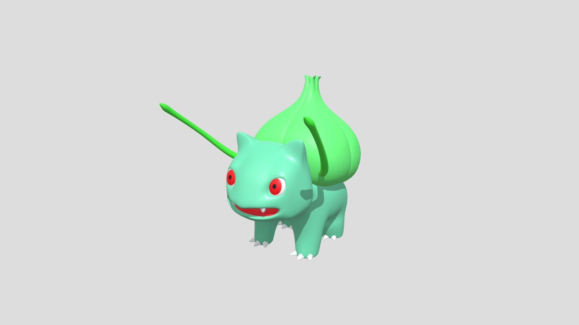 Bulbasour - 3D model by joseduardo877 [6a6f613] - Sketchfab