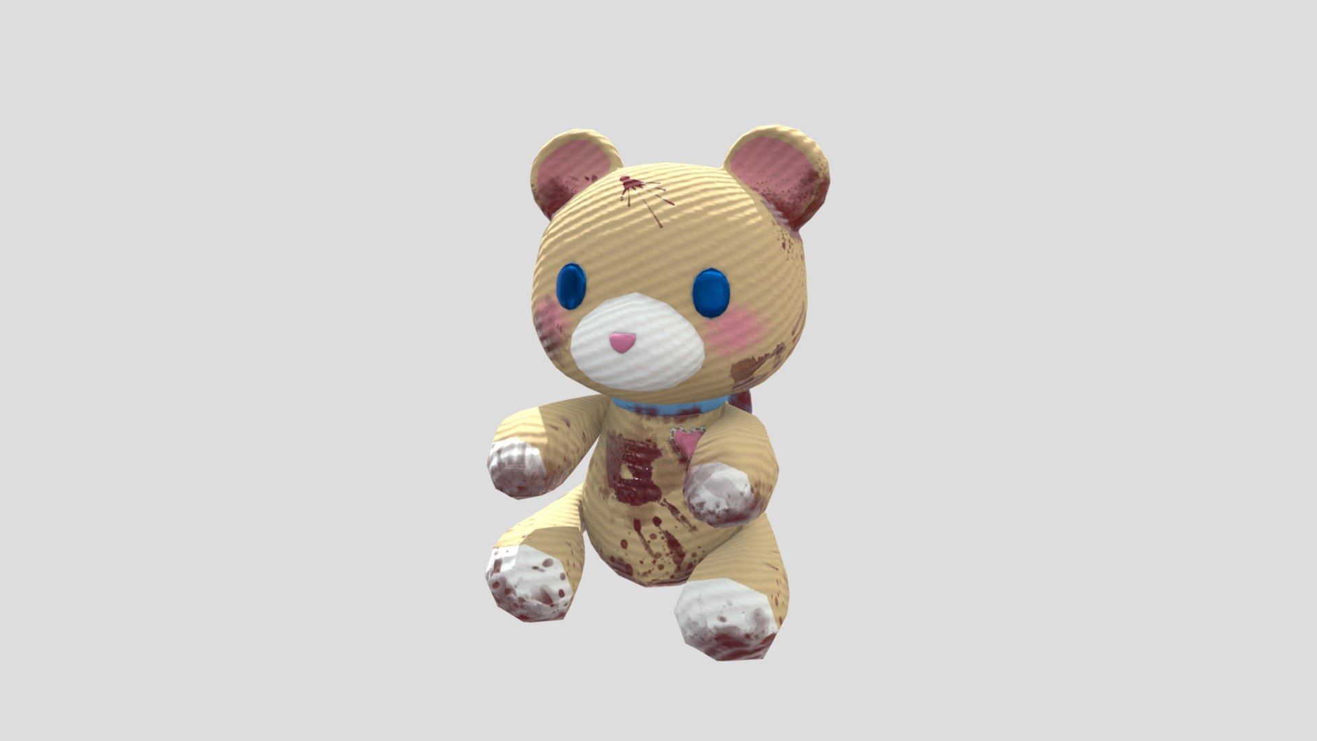 Bloody bear - 3D model by t95968810 [6a712b8] - Sketchfab