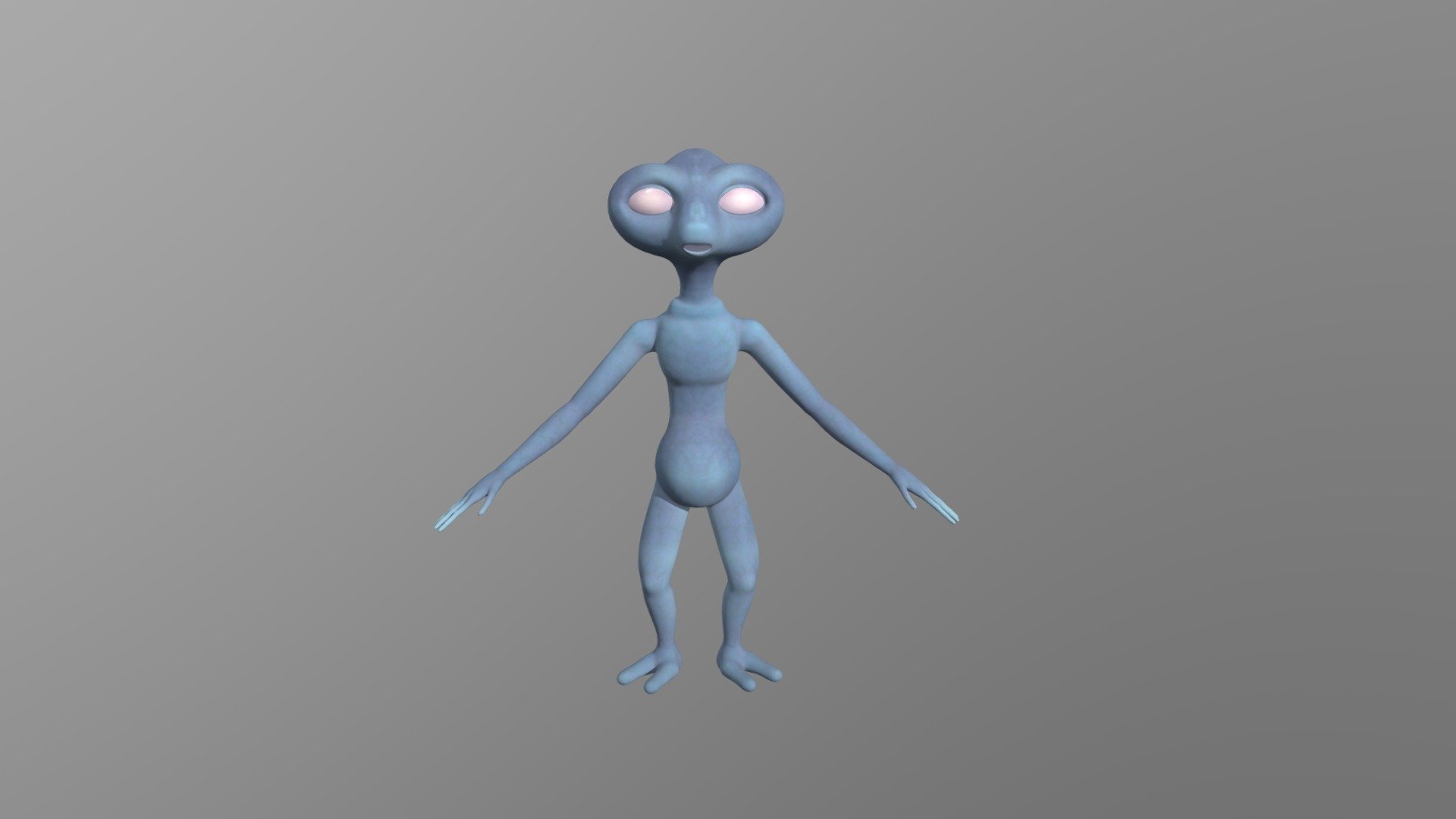 Alien Character (First Character) - 3D model by Mini_Legend_123 ...