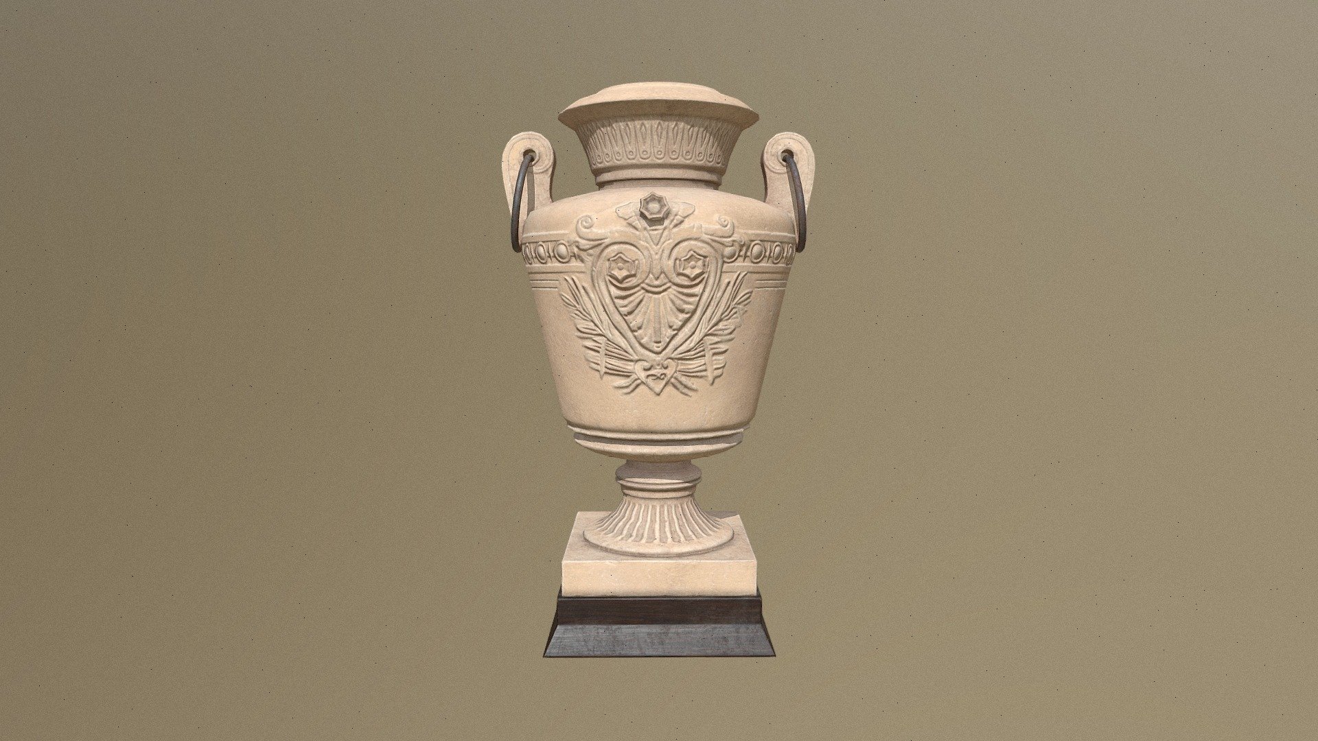 Stone urn - Download Free 3D model by kyantoran [6a7280b] - Sketchfab