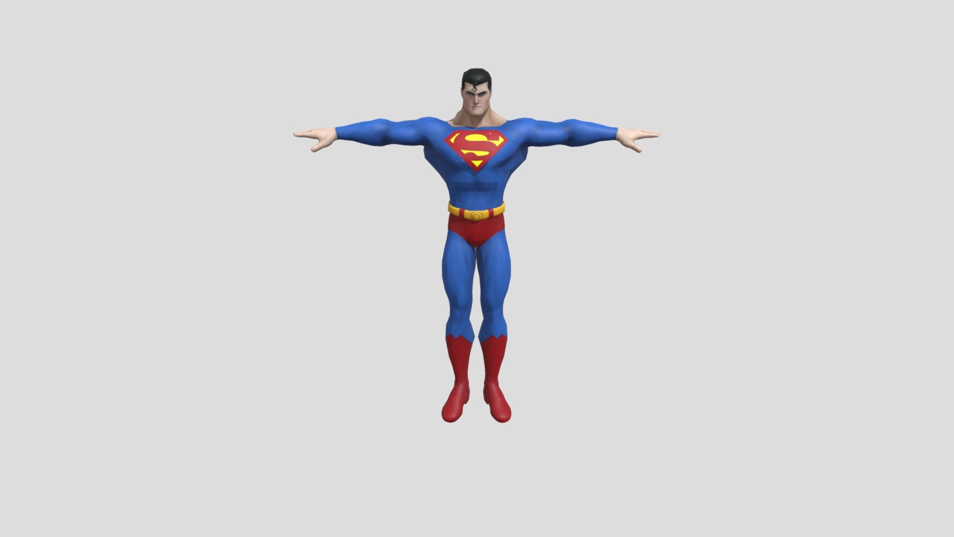 Superman - Download Free 3D model by Renato Solar Gomez (@renatosg182 ...