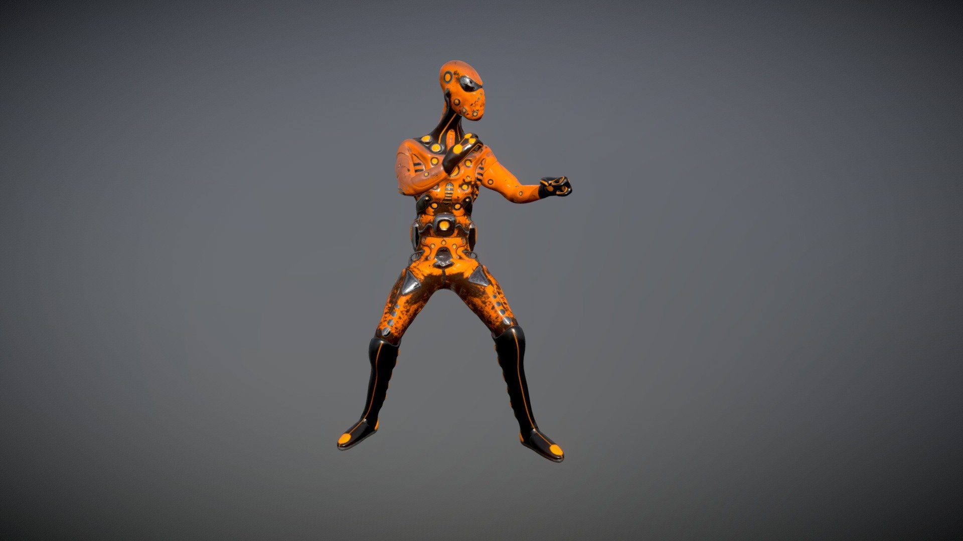 Alien Orange Trooper - Download Free 3D model by Comitre [6a72ebc ...