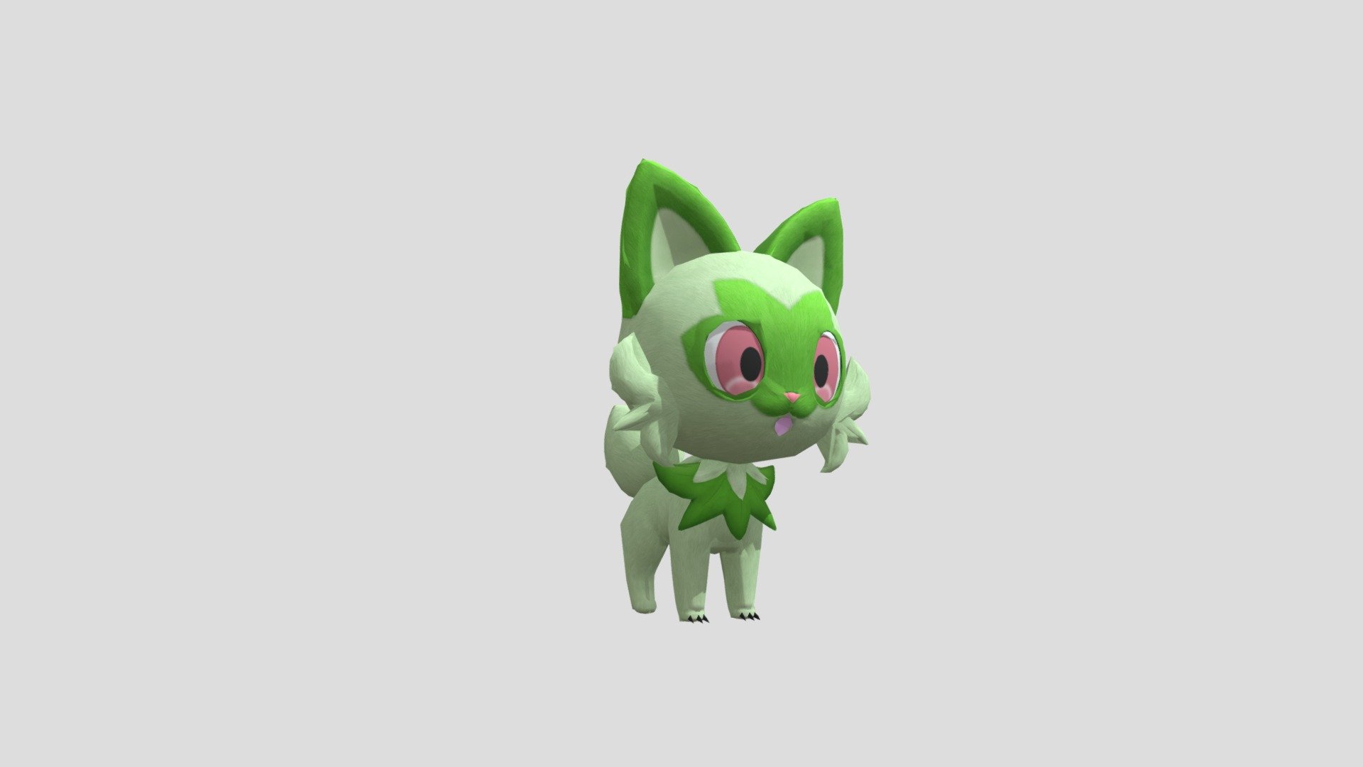 Pokemon - #0906 Sprigatito - Download Free 3D model by HAFIZ1348 ...