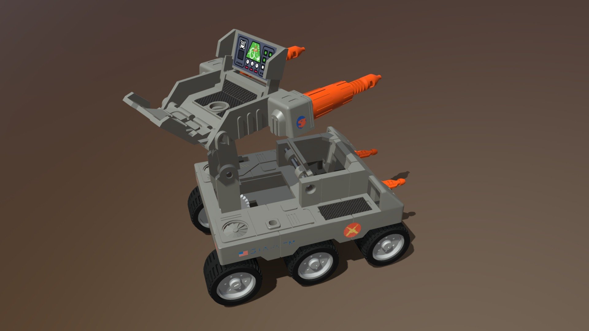 STARCOM M-6 Railgunner - 3D model by polygondreher (@polygontwist ...