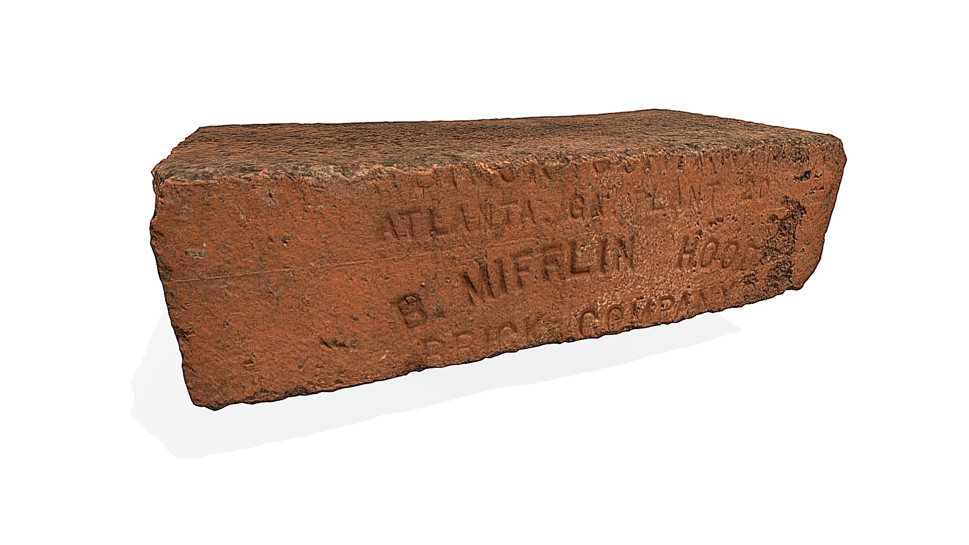 Historic Stamped Brick - Download Free 3D model by University of South ...