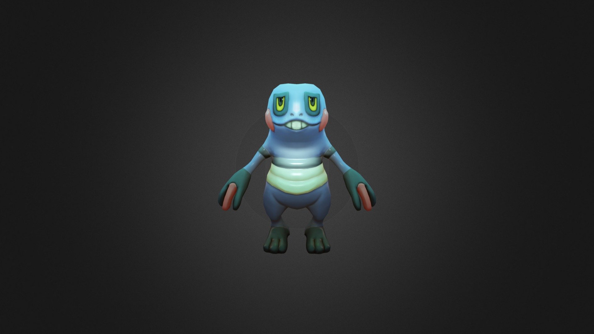 Croagunk - 3D model by chriscolella [6a77a09] - Sketchfab