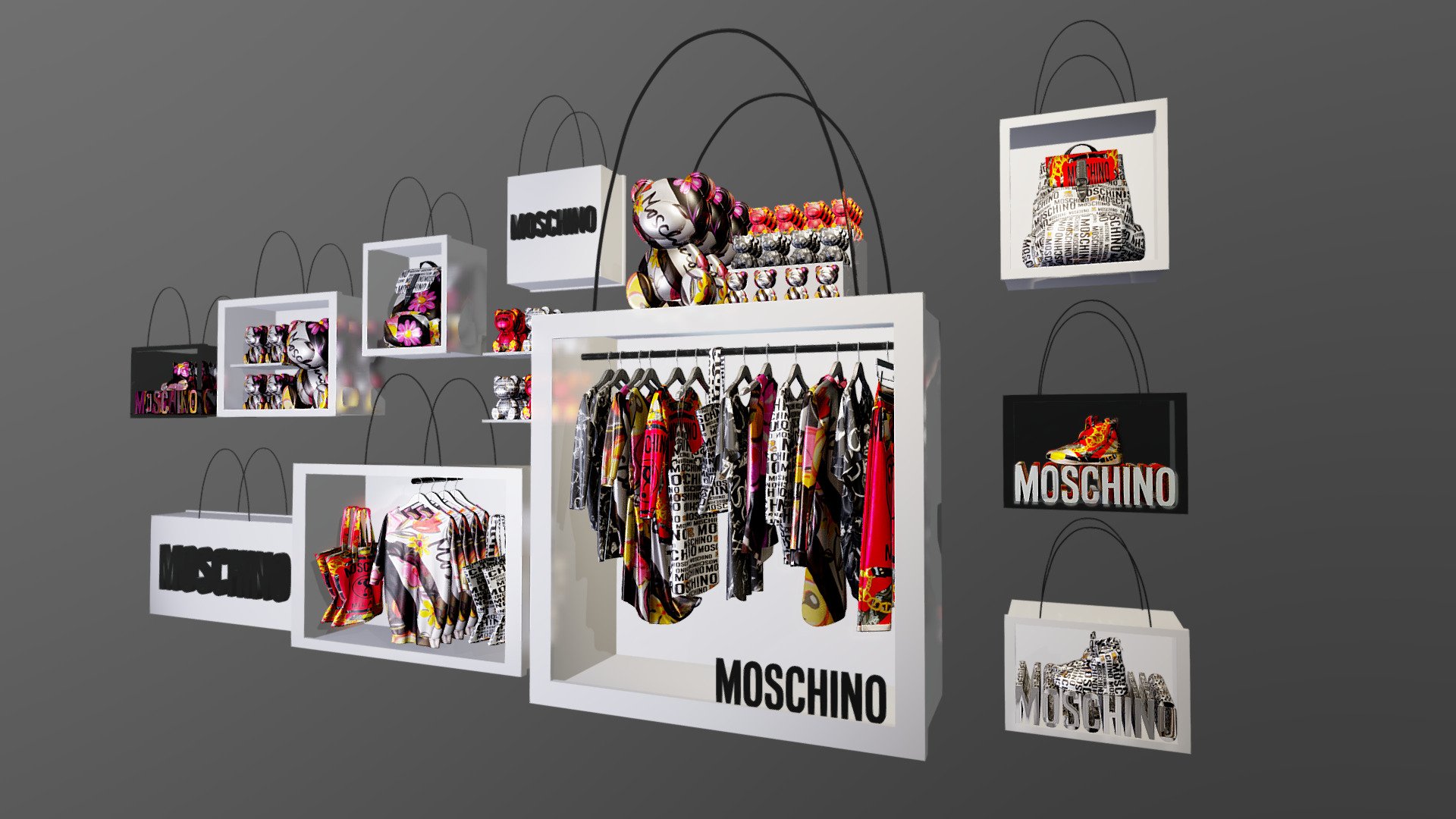 Visual Merchandising display - 3D model by vmmaniac [6a77abe] - Sketchfab
