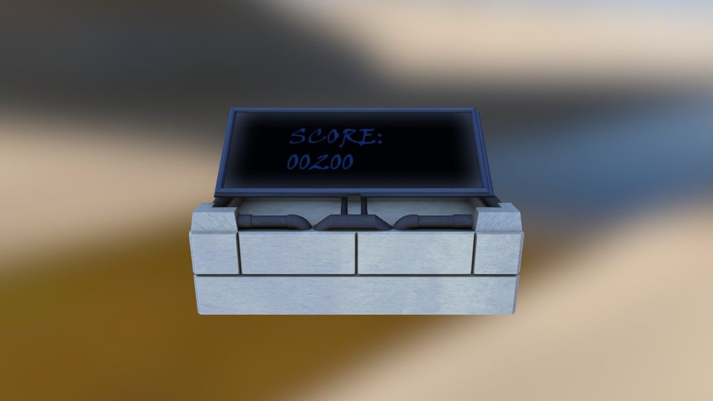 University Assessed Tutorial - Score Screen - 3D model by Karl Pullen ...
