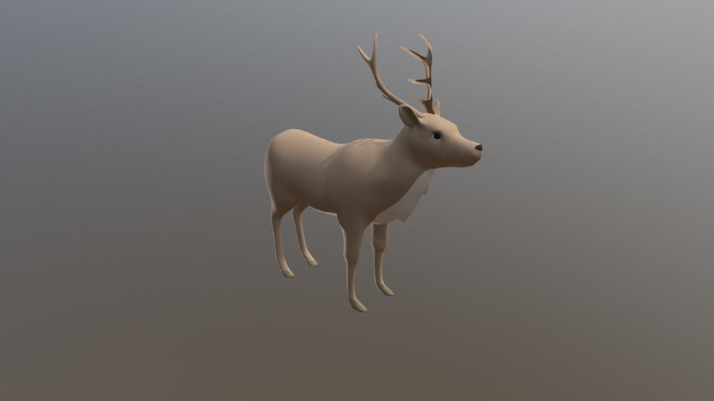 Deer - 3D model by arnievank [6a7b8ac] - Sketchfab
