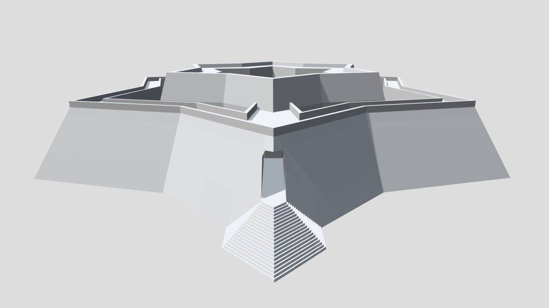 Star Fort - WIP - 3D model by Jessica Fletcher (@dalinara) [6a7ed79 ...