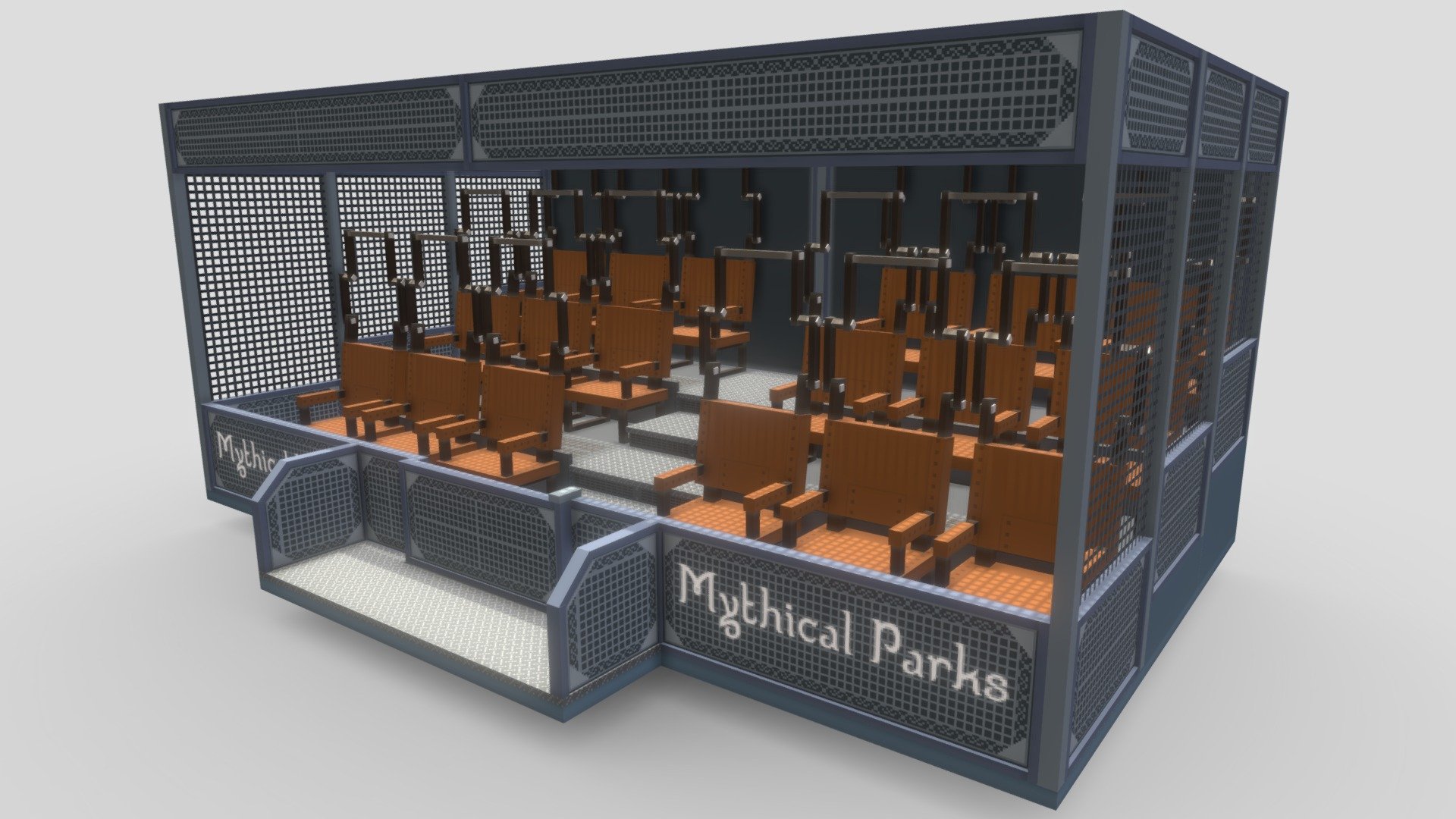 Tower of Terror vehicle - 3D model by Designated 3D Designer ...