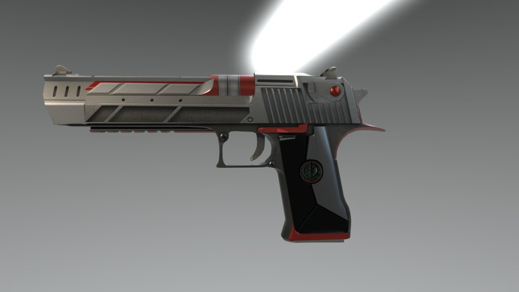 Deagle-TITAN - 3D model by hyperxsensei (@shadow76) [6a8020c] - Sketchfab