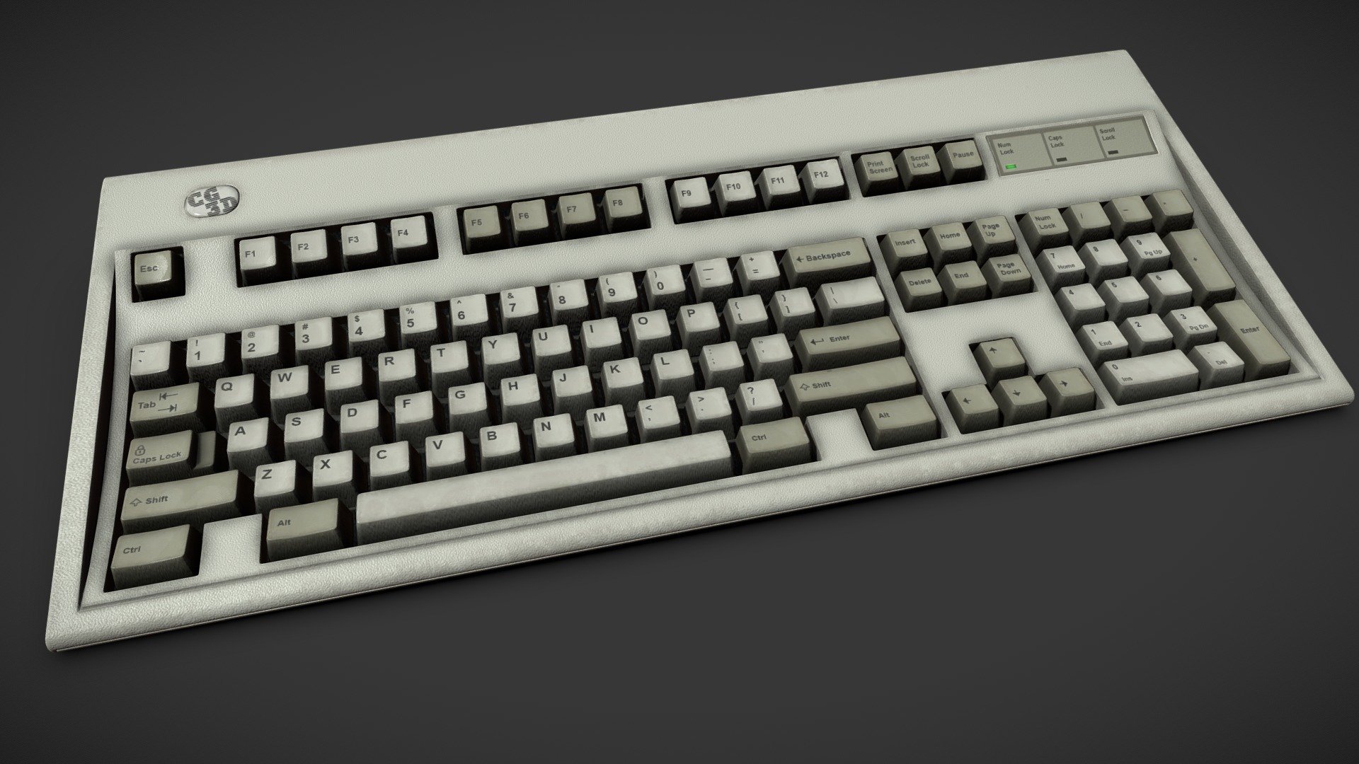 Old Keyboard - Buy Royalty Free 3D model by MonteGargano [6a822e5 ...