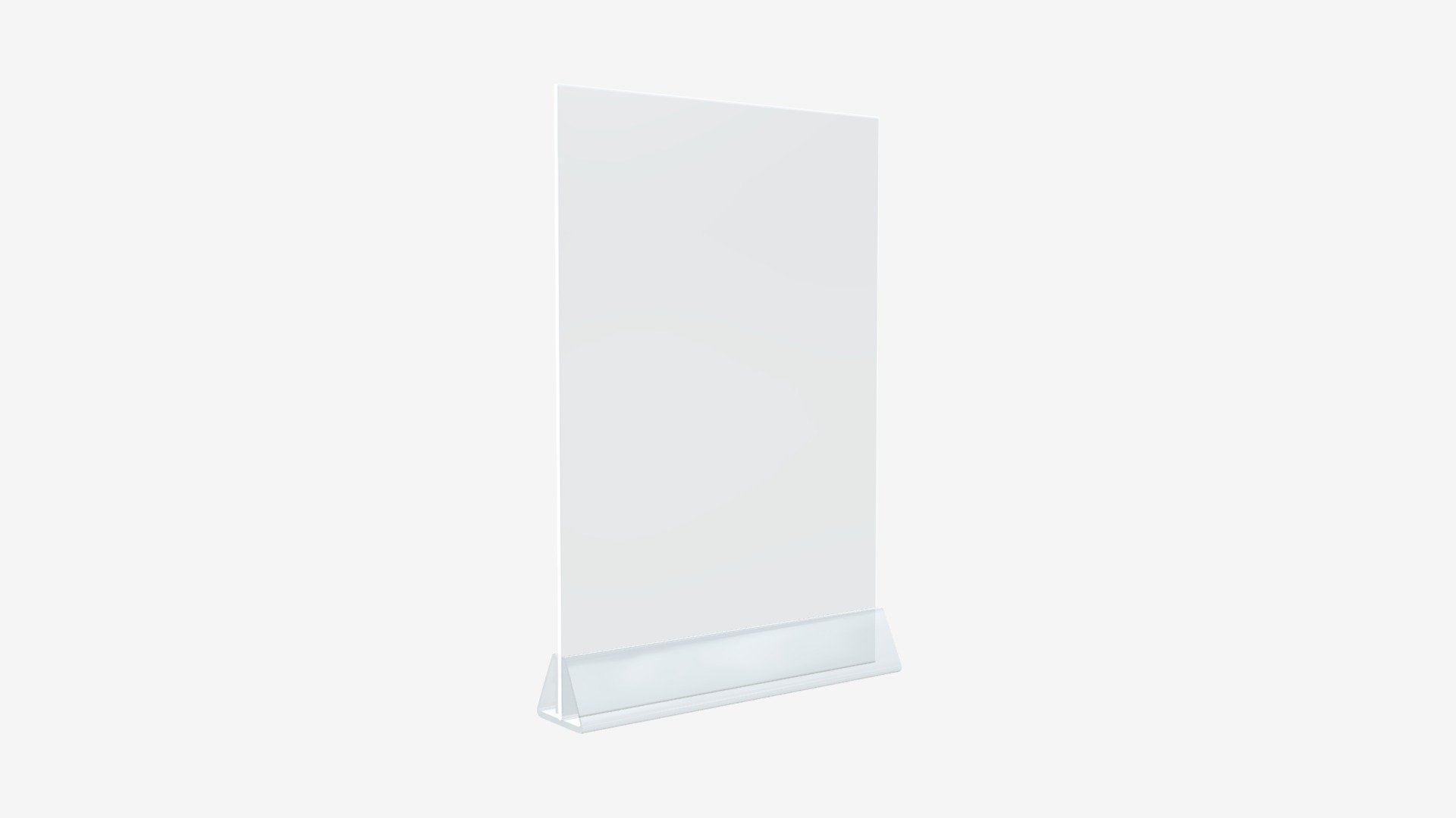 Acrylic table talker mockup 01 - Buy Royalty Free 3D model by HQ3DMOD ...