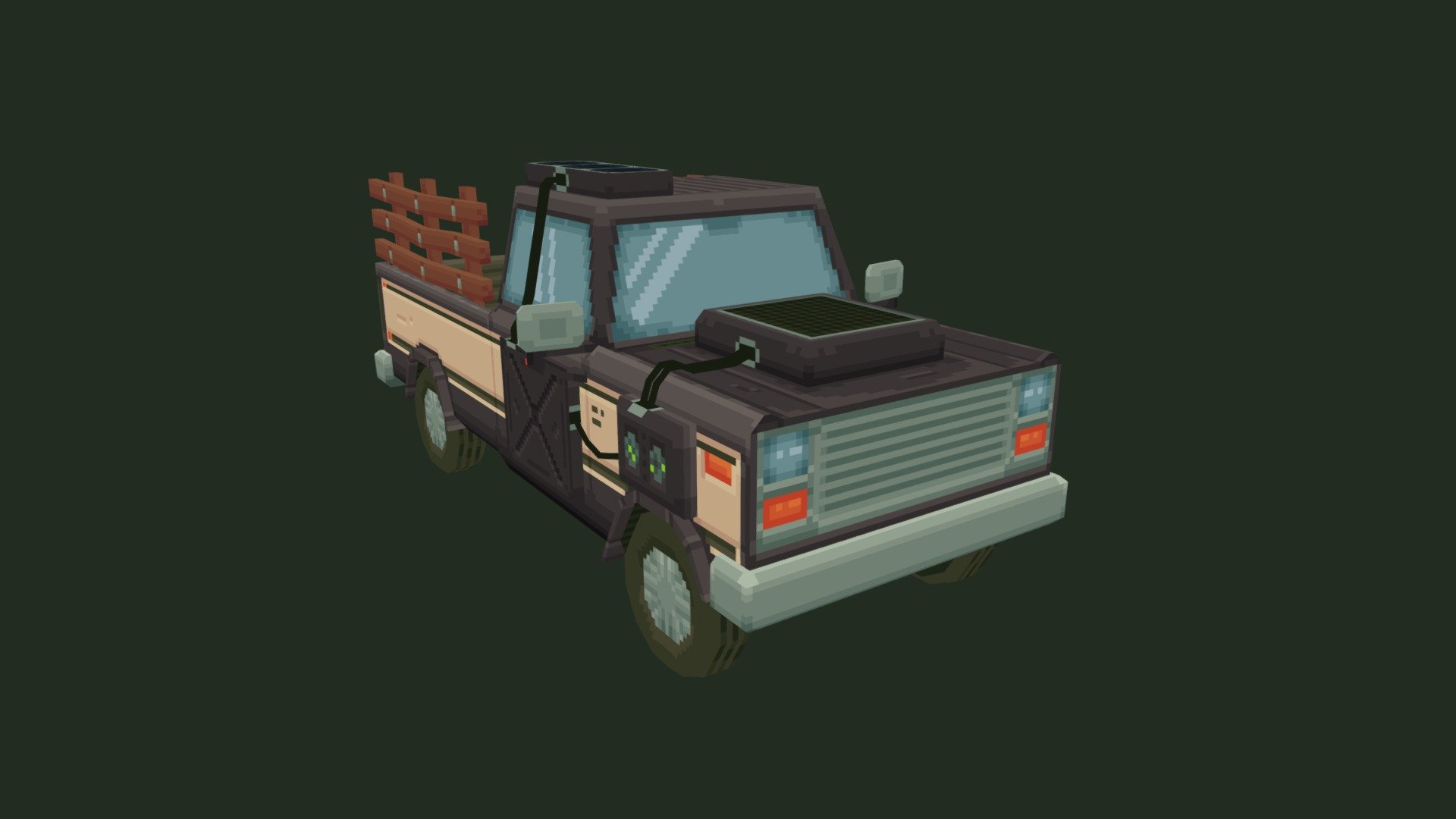 Modified Pick Up Pixel Art - 3D model by Damien S (@damiensenechal28 ...