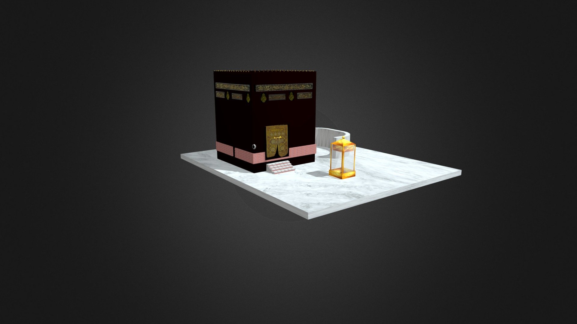 The Kaaba (detil Maqam Ibrahim) - 3D model by Cubic Studio 3D (@Cubic ... The Kaaba (detil Maqam Ibrahim) - 3D model by Cubic Studio 3D (@Cubic ...