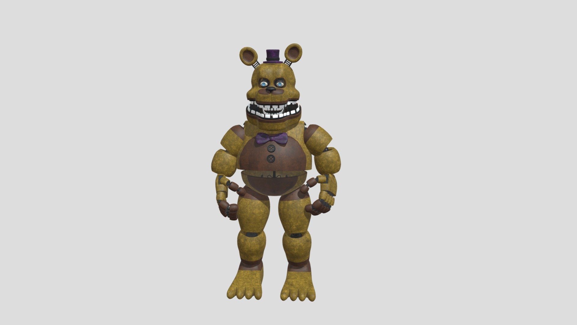 Fredbear (Rigged) - Download Free 3D model by Textunaf3D ...