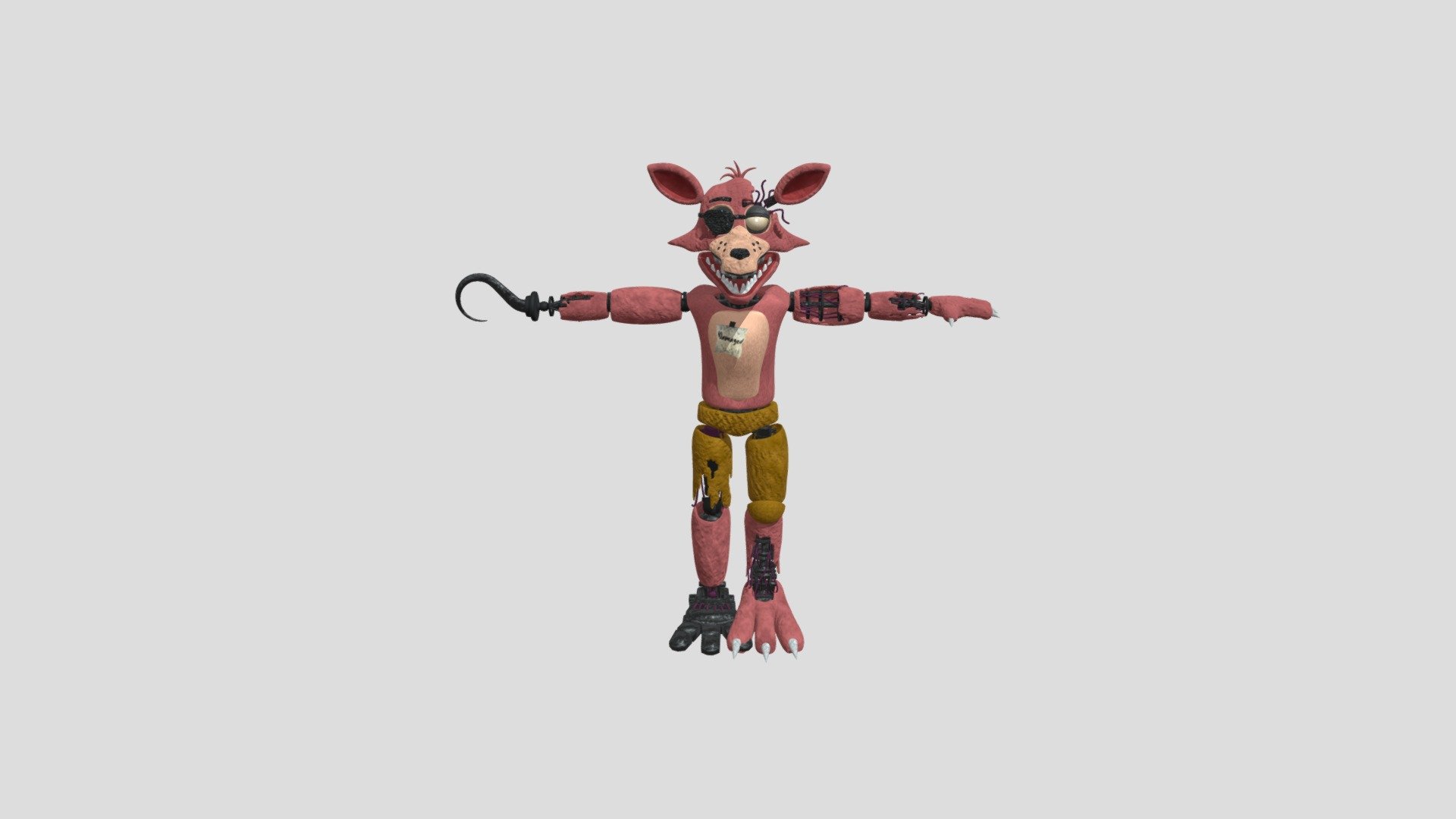 Damaged Foxy itzbunny - Download Free 3D model by withered Freddy (@3445963501) [6a83818 ...