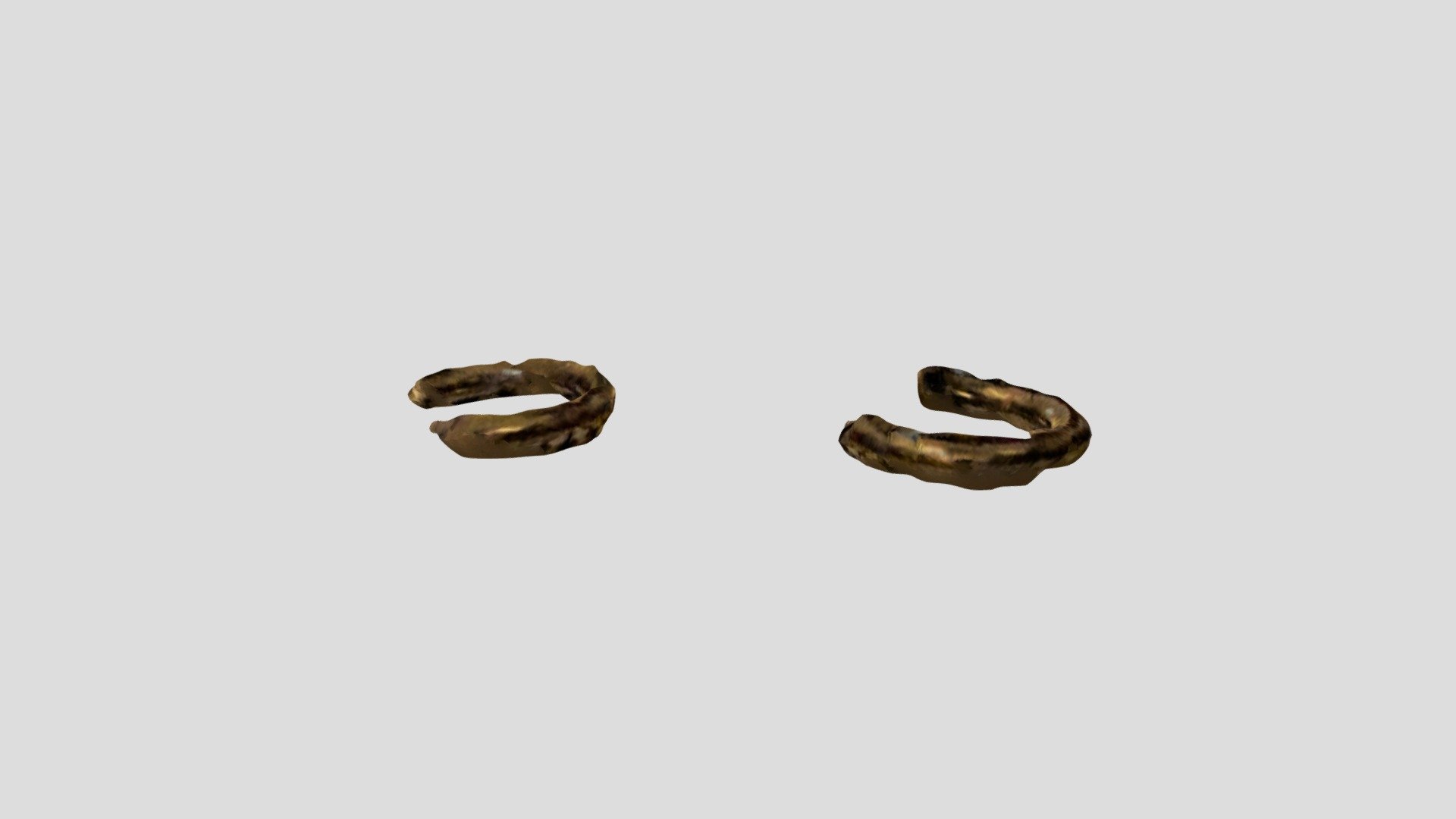 Gold Hoops - Download Free 3D model by jmdoyle [6a8560b] - Sketchfab