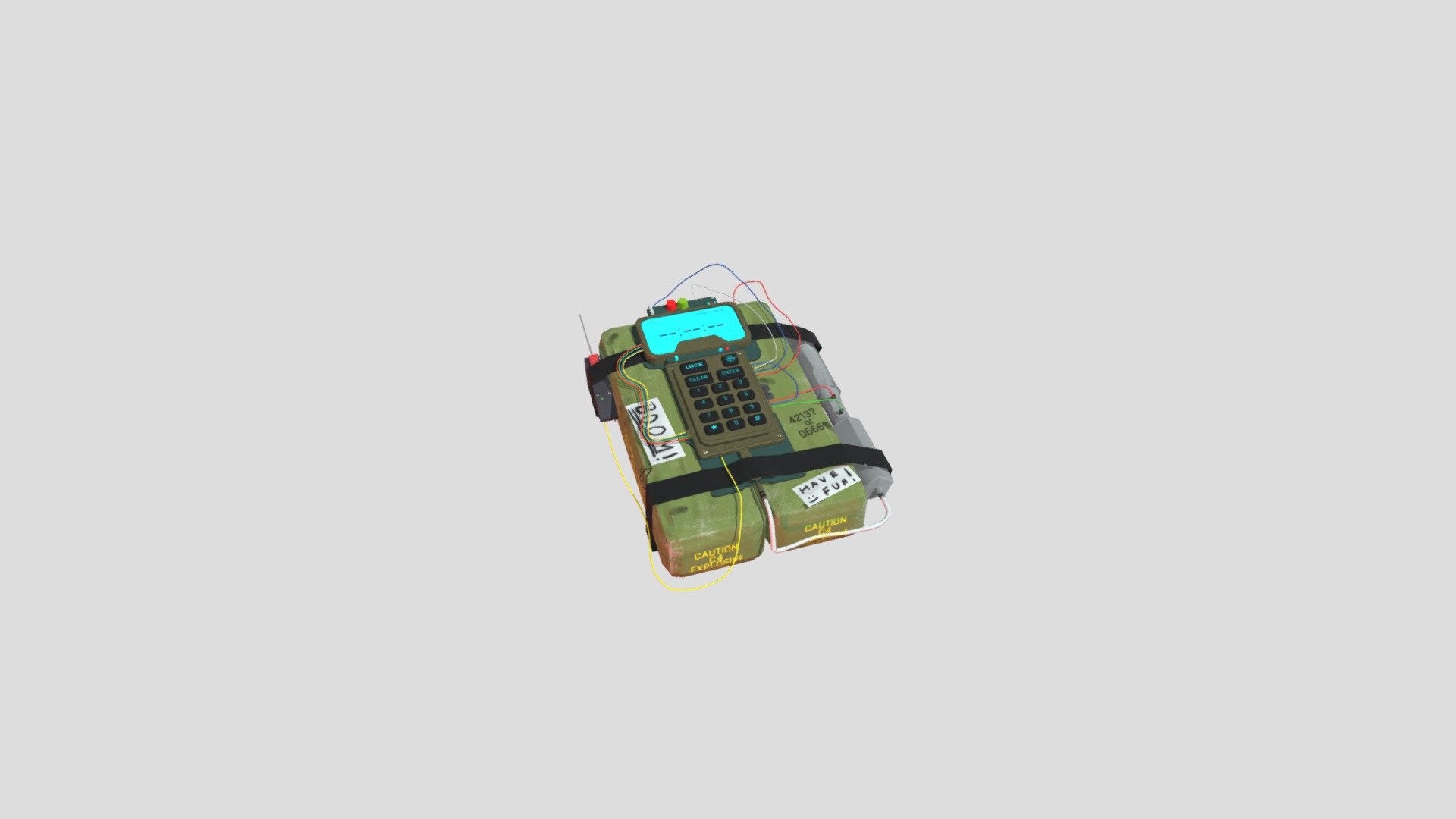 time bomb - Download Free 3D model by Harish15 [6a86cca] - Sketchfab