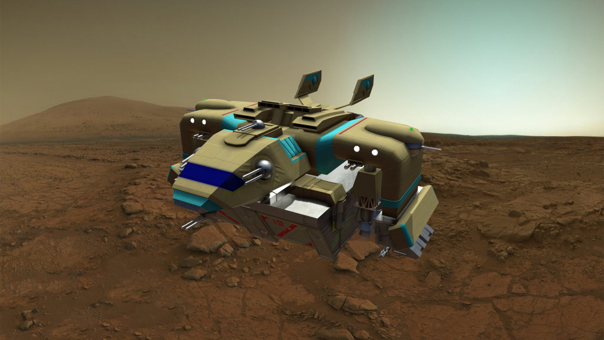 Starship Troopers Dropship - 3D model by PlattIntroTo3d [6a8af08 ...