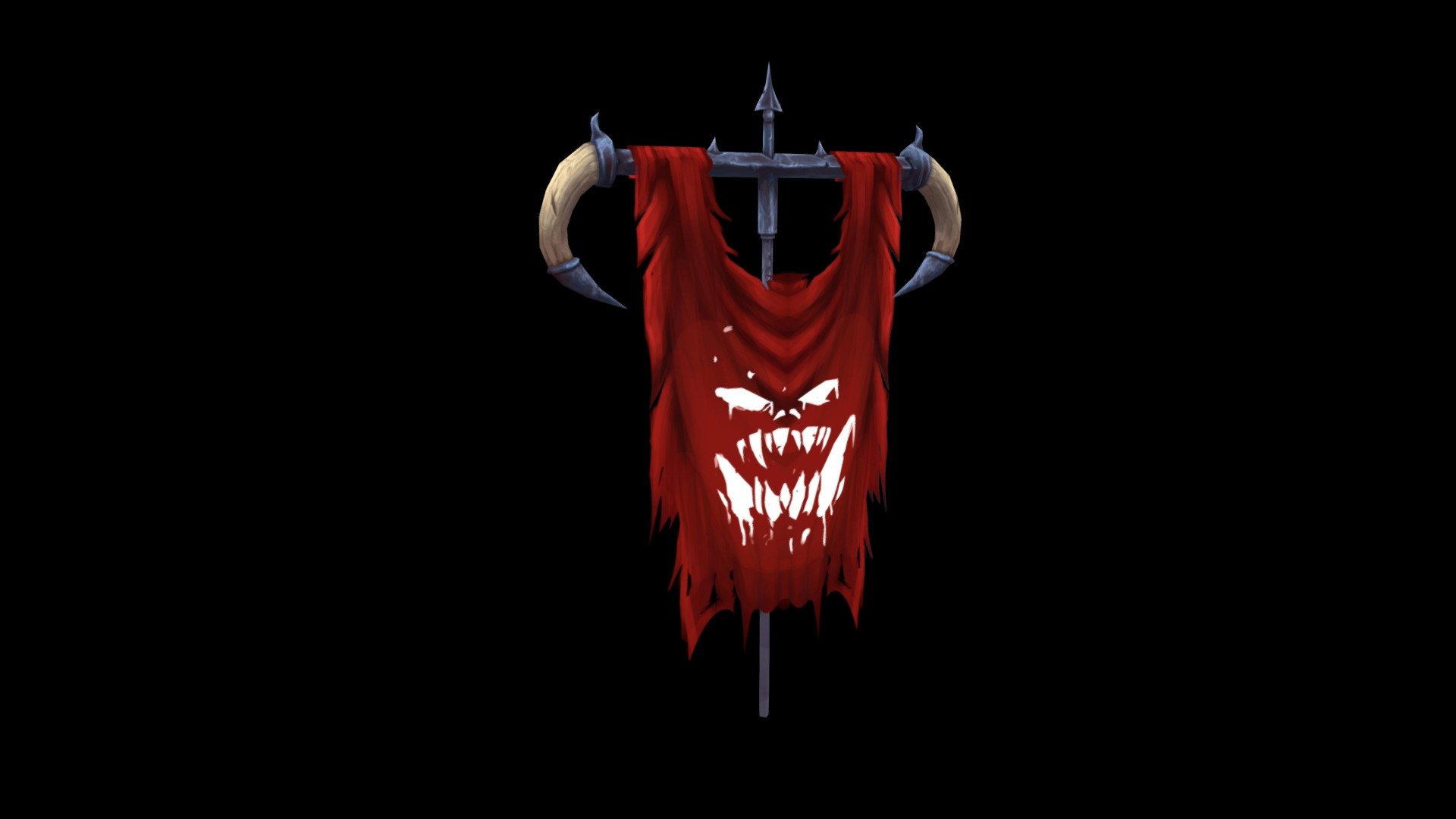 Orc Banner - 3D model by HGCD [6a8d49b] - Sketchfab