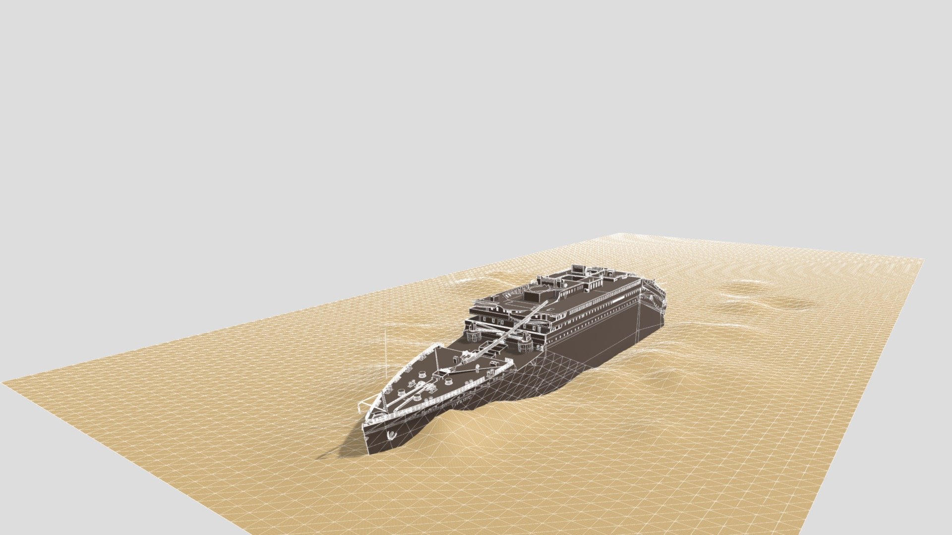 titanic-wreck - 3D model by ninetravellers [6a8fe9a] - Sketchfab