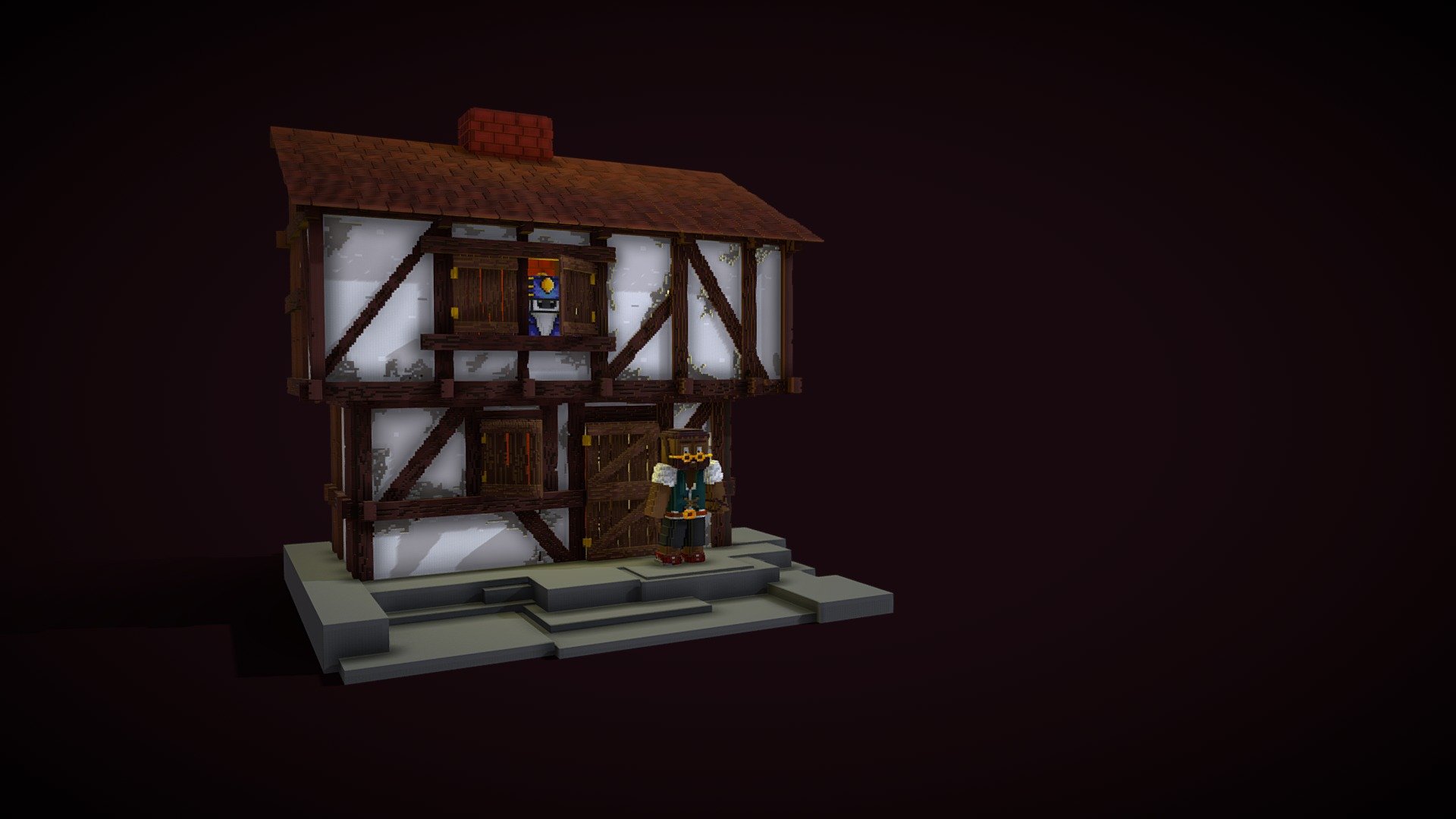 Small Medieval House - 3D model by dragnoz [6a92ef2] - Sketchfab