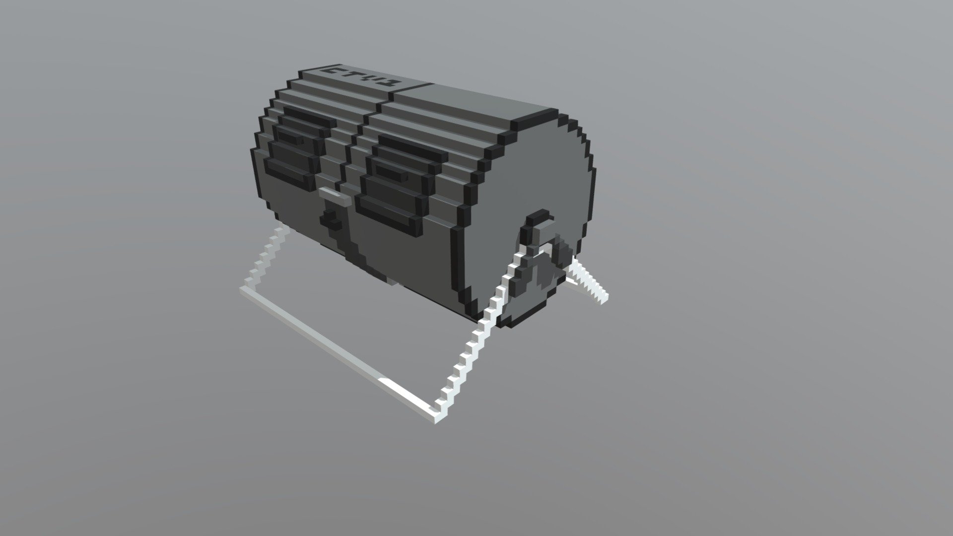 CTV1 (Compost Tumbler Version One) - 3D model by blackrocketstudent ...