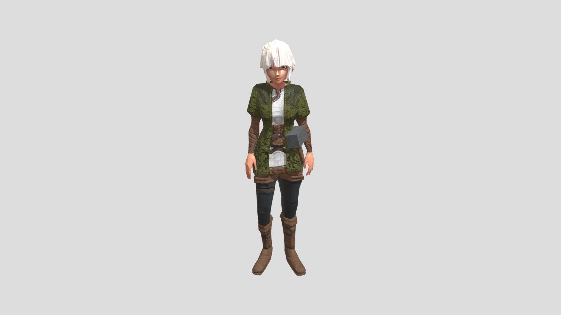 Female_idleanimation - 3D model by saffronlp_art [6a9420f] - Sketchfab