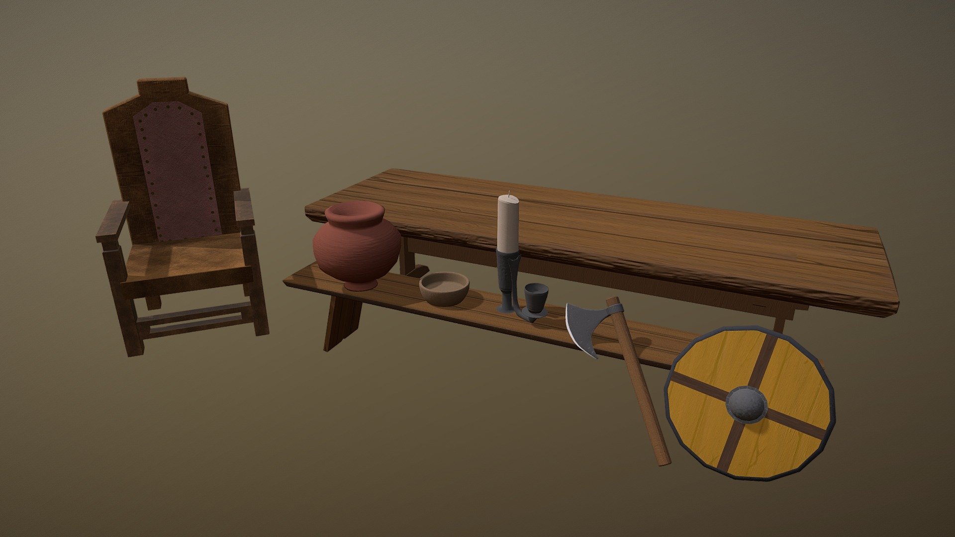 Viking Props - 3D model by SamuraiWarrior [6a958f6] - Sketchfab