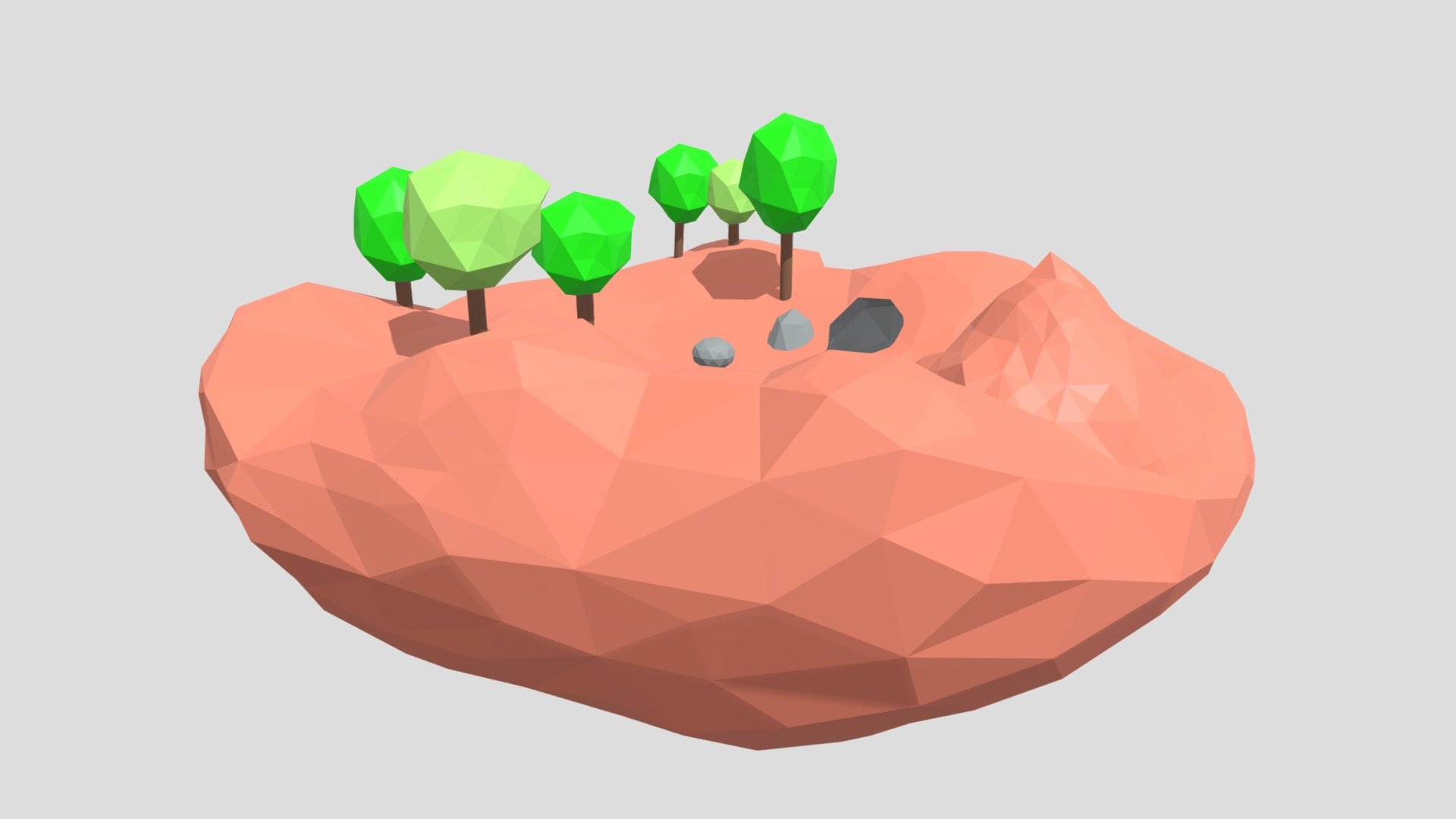 Low Poly World 2 - 3D model by sophiabelseth [6a966bb] - Sketchfab