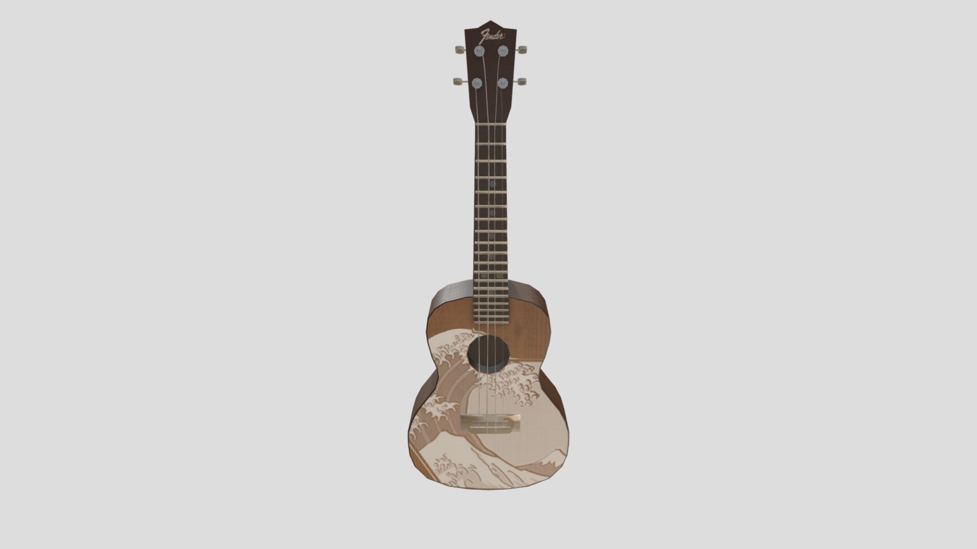 Ukulele Rockero Del Mal - 3D model by MrRoura [6a9672e] - Sketchfab