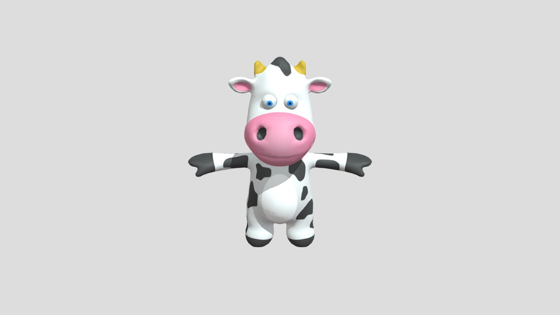 Stylized cartoon Cow Add Farm yard Touch - 3D model by idevilal ...
