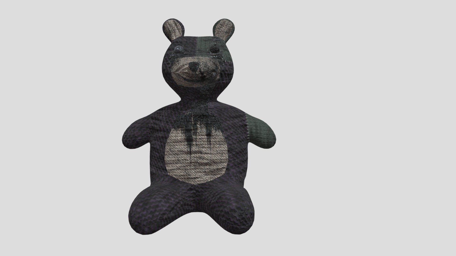 Creepy Patchwork Teddy bear - 3D model by CCreations15 [6a97d9c ...